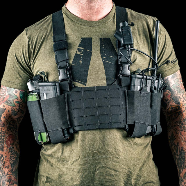 Elastic Low-Pro Chest Rig – ADAPTIV DEFENSE